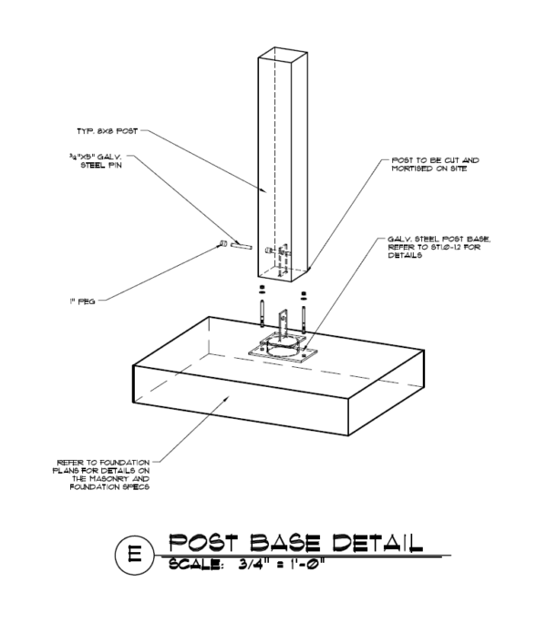 Masonry/Concrete to Timber - Timber Frame HQ