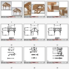 12×14 King Post Plan - Timber Frame HQ