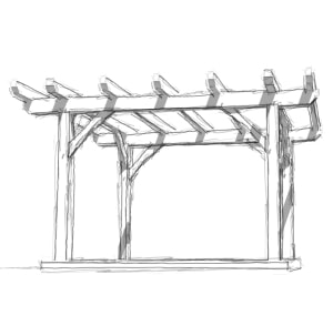 Timber Frame Pergola Plan Bundle #1 - Timber Frame HQ