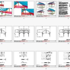16x20 King Post Plan - Timber Frame HQ