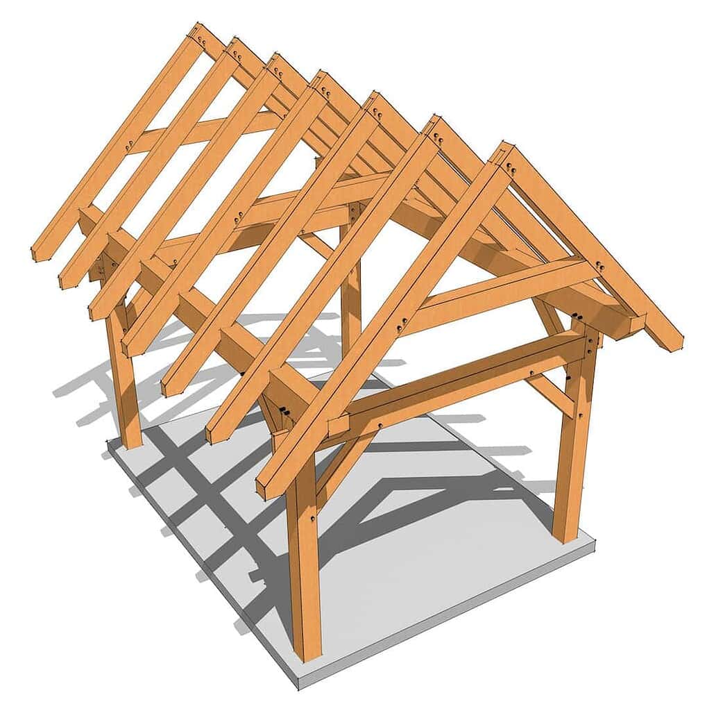 12x16 Timber Frame - Timber Frame HQ