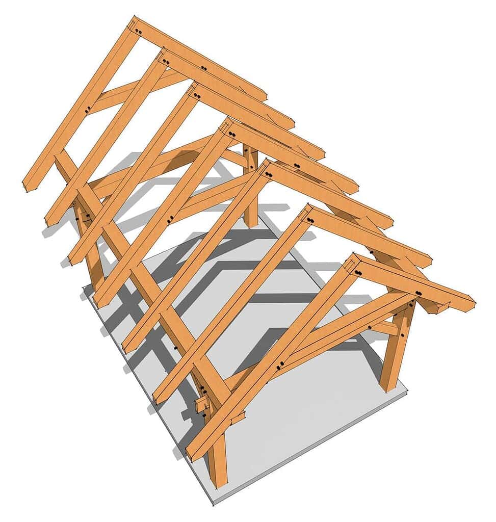 12x16 Timber Frame - Timber Frame HQ