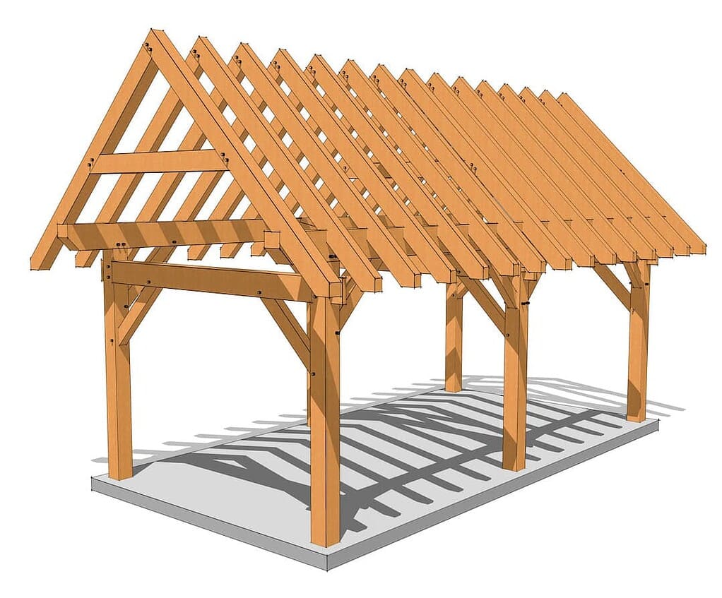 12x24 Timber Frame - Timber Frame HQ