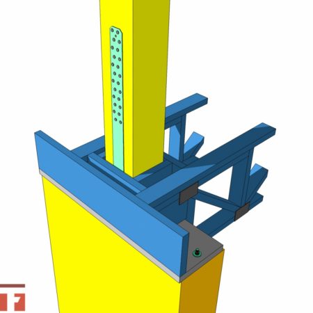 Simpson STHD Strap - Post to Concrete Connection