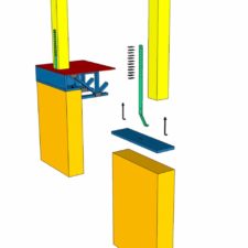 Simpson STHD Strap - Post to Concrete Connection