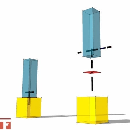 TimberLinx Post Base Detail - Timber Frame HQ