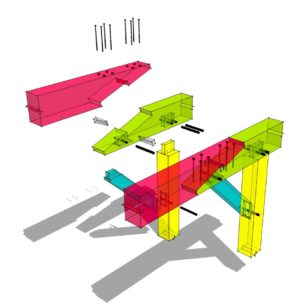 Scarf Joint With A Wedge - Timber Frame HQ