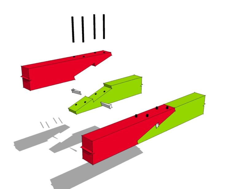 Scarf Joint With A Wedge - Timber Frame HQ