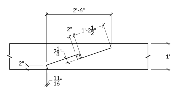Scarf Joint With A Wedge - Timber Frame HQ