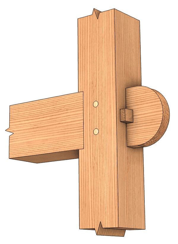 Through Tenon With a Wedge - Timber Frame HQ