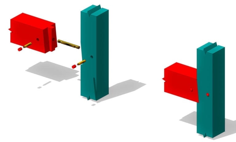 Timberlinx A095 - Post and Beam Connector - Timber Frame HQ