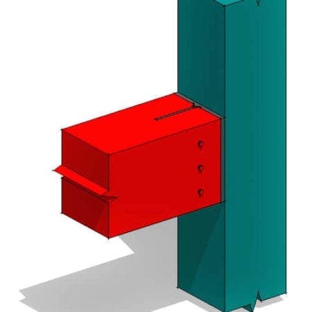 Hidden Post and Beam Connector Plate - Timber Frame HQ
