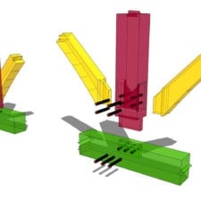 Lower Strut to King Post Connection - Timber Frame HQ