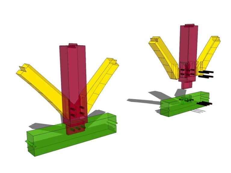 Lower Strut to King Post Connection - Timber Frame HQ