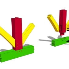 Lower Strut to King Post Connection - Timber Frame HQ