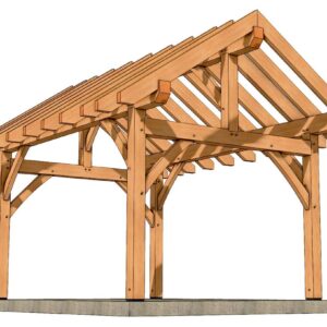 Timber Frame Porch Plan Bundle #1 - Timber Frame HQ