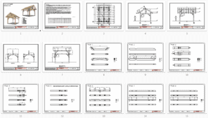 12x16 Timber Frame Plan - Timber Frame HQ