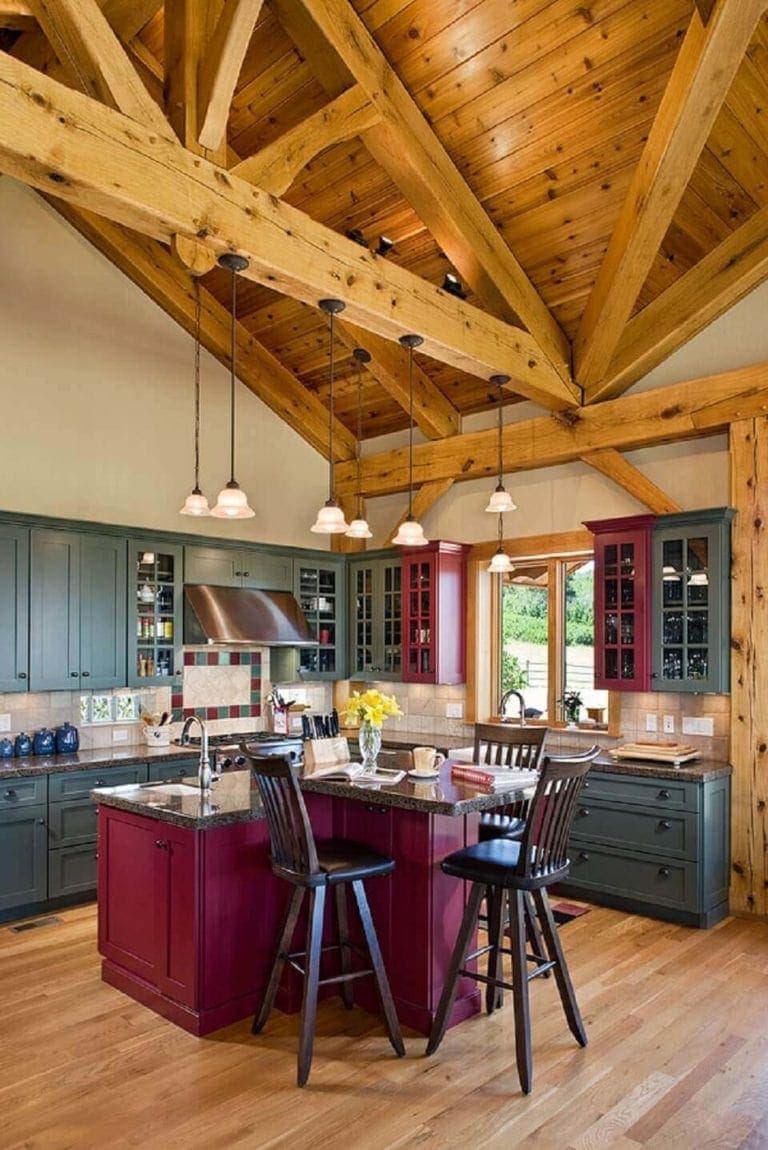 15 Timber Frame Homes That Will Make You Want to Cook a Great Meal ...