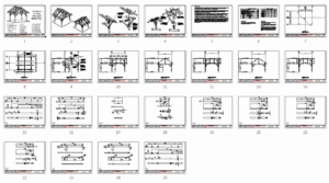14x14 Post and Beam Plan - Timber Frame HQ