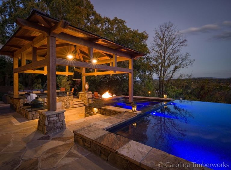 10 Timber Frames That Will Make You Want to Lounge By a Pool - Timber ...