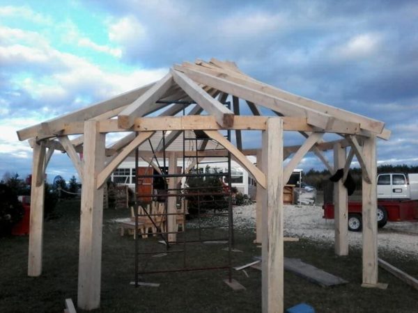 Bench Works – Reciprocal Roof Gazebo - Timber Frame HQ