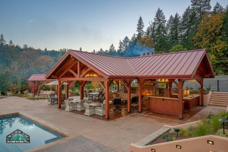 10 Timber Frames That Will Make You Want to Lounge By a Pool - Timber ...