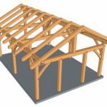 18×24 King Post Plan - Timber Frame HQ