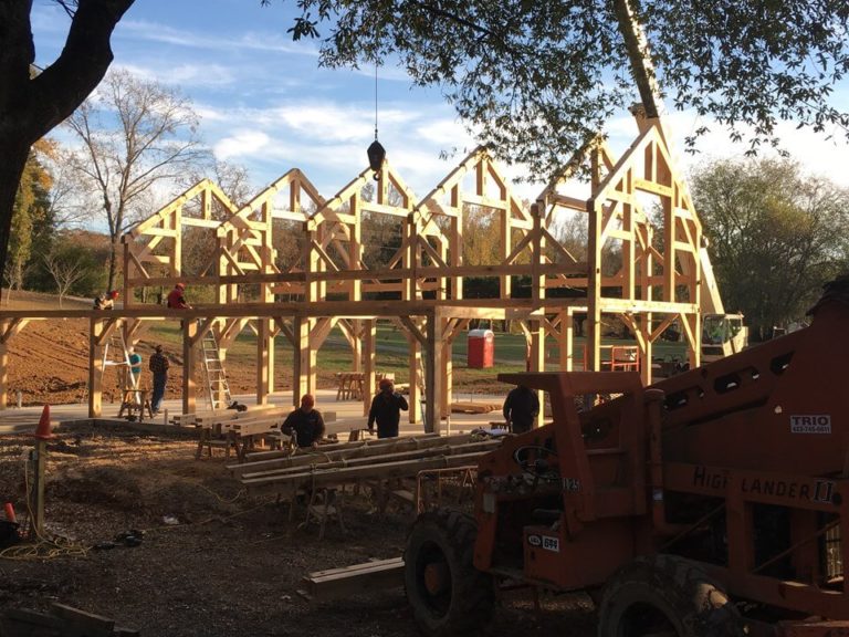 Homestead Timber Frames-White Oak and Bald Cypress Barn - Timber Frame HQ