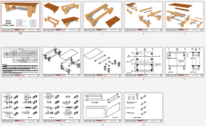 Heavy Timber Coffee Table Plan - Timber Frame HQ