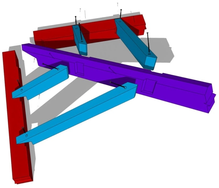 Jack Rafter To Hip - Timber Frame HQ