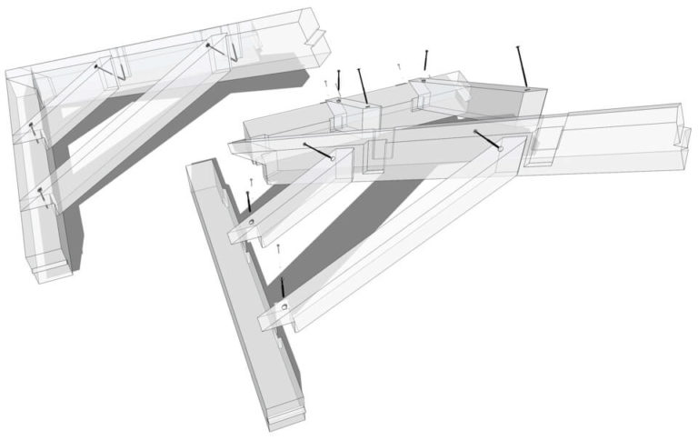 Jack Rafter To Hip - Timber Frame HQ