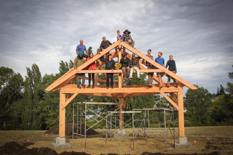 Confluence Fabrication Reclaimed Douglas Fir Farm Stand - Timber Frame HQ