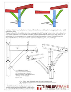 Post and Beam Knee Brace Connection - Timber Frame HQ