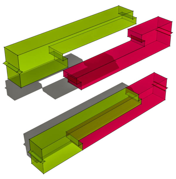Stop Bladed Scarf Joint - Timber Frame HQ