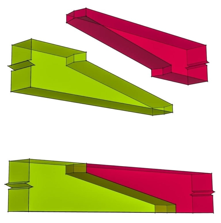 Stop-Splayed Scarf Joint with Sallied Abutments - Timber Frame HQ