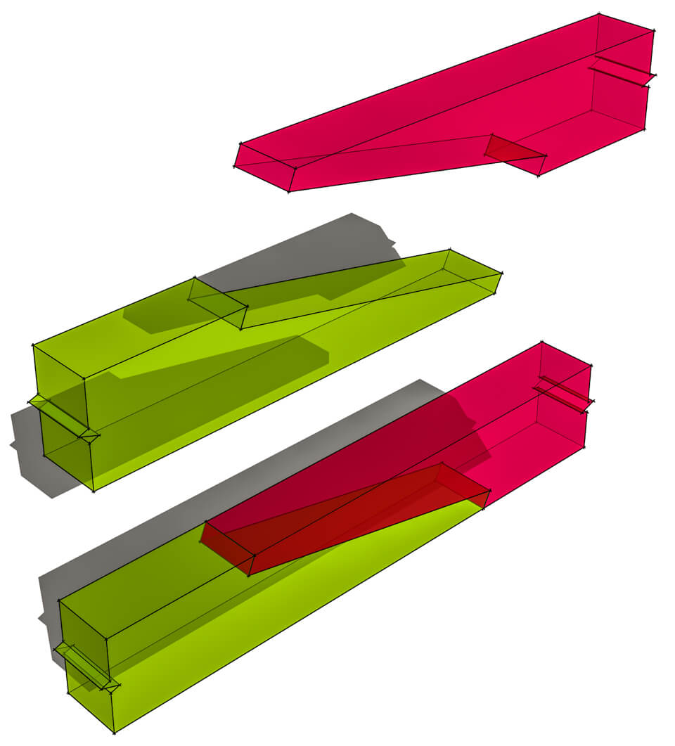 Under Squinted Stop Splayed Scarf Joint - Timber Frame HQ