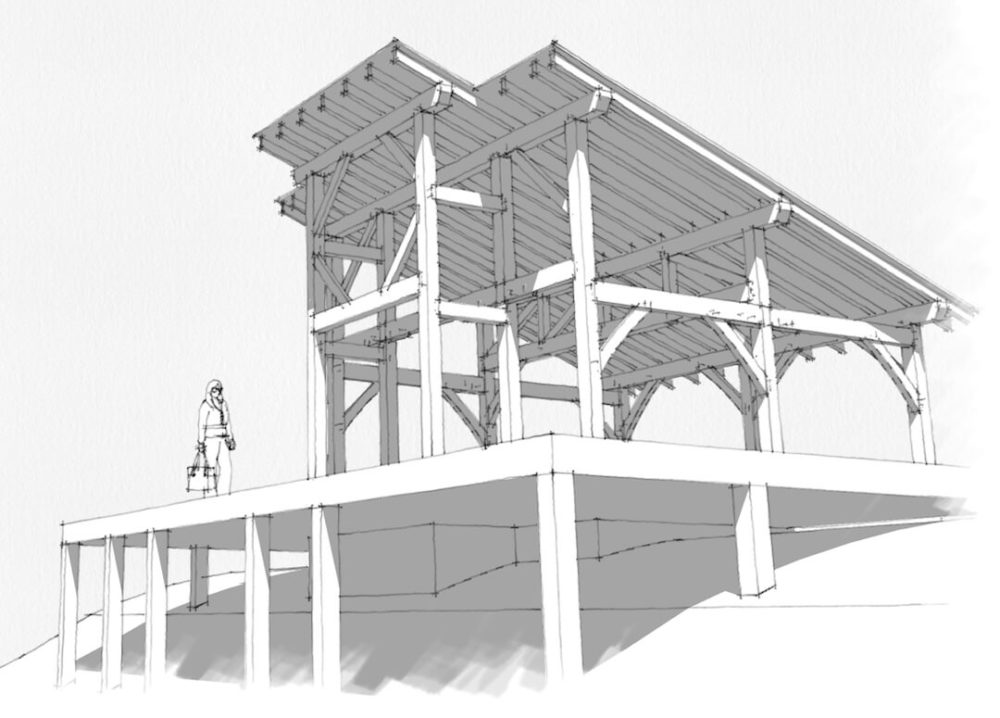 20×20 Lean-To Plan - Timber Frame HQ