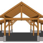 16x24 King Post Plan - Timber Frame HQ