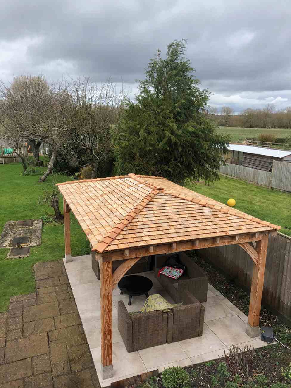 Graham Barrett Hip Roof Pavilion - Timber Frame HQ