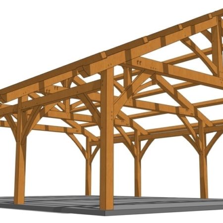 20x20 Timber Frame Plan - Timber Frame HQ