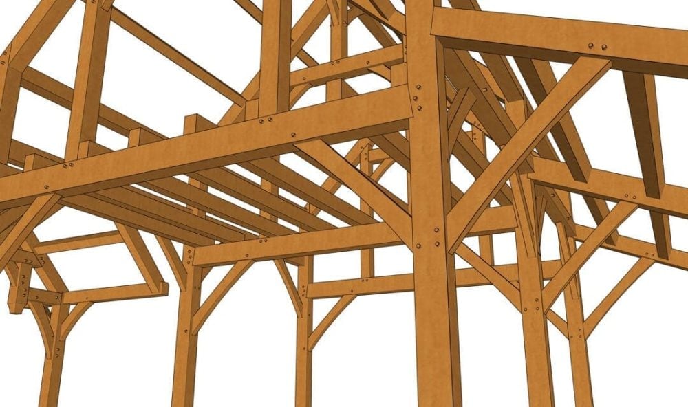 24x30 Cabin Plan - Timber Frame HQ