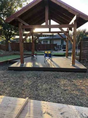 Mission Carpentry Douglas Fir Shade Structure - Timber Frame HQ