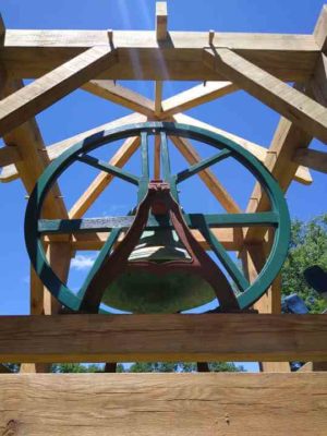 Maynard White Oak and Pine Bell Tower - Timber Frame HQ