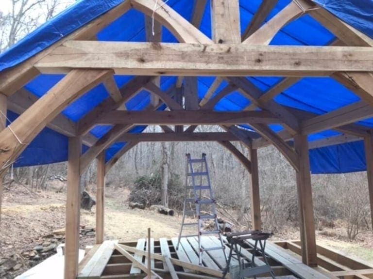 McCall Poplar and Oak Cabin - Timber Frame HQ
