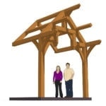 10x10 Post and Beam Plan - Timber Frame HQ