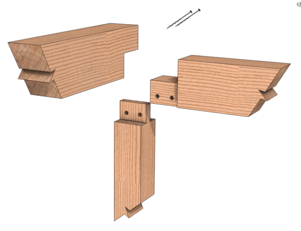 Cross-Lap Joint - Timber Frame HQ