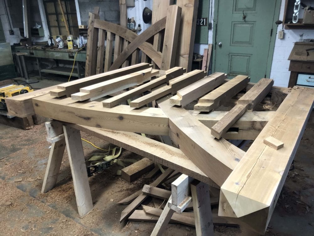 Deep Spring Timberworks Western Red Cedar Gate - Timber Frame HQ