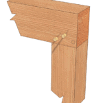 Post-Top Detail - Timber Frame HQ