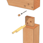 Post-Top Detail - Timber Frame HQ
