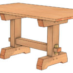 Timber Frame Dining Table - Timber Frame HQ
